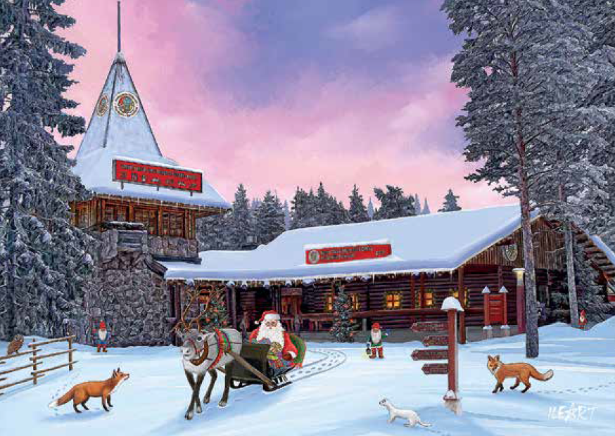 Santa Claus’ Main Post Office POSTIKORTTI - Lionsverkkokauppa